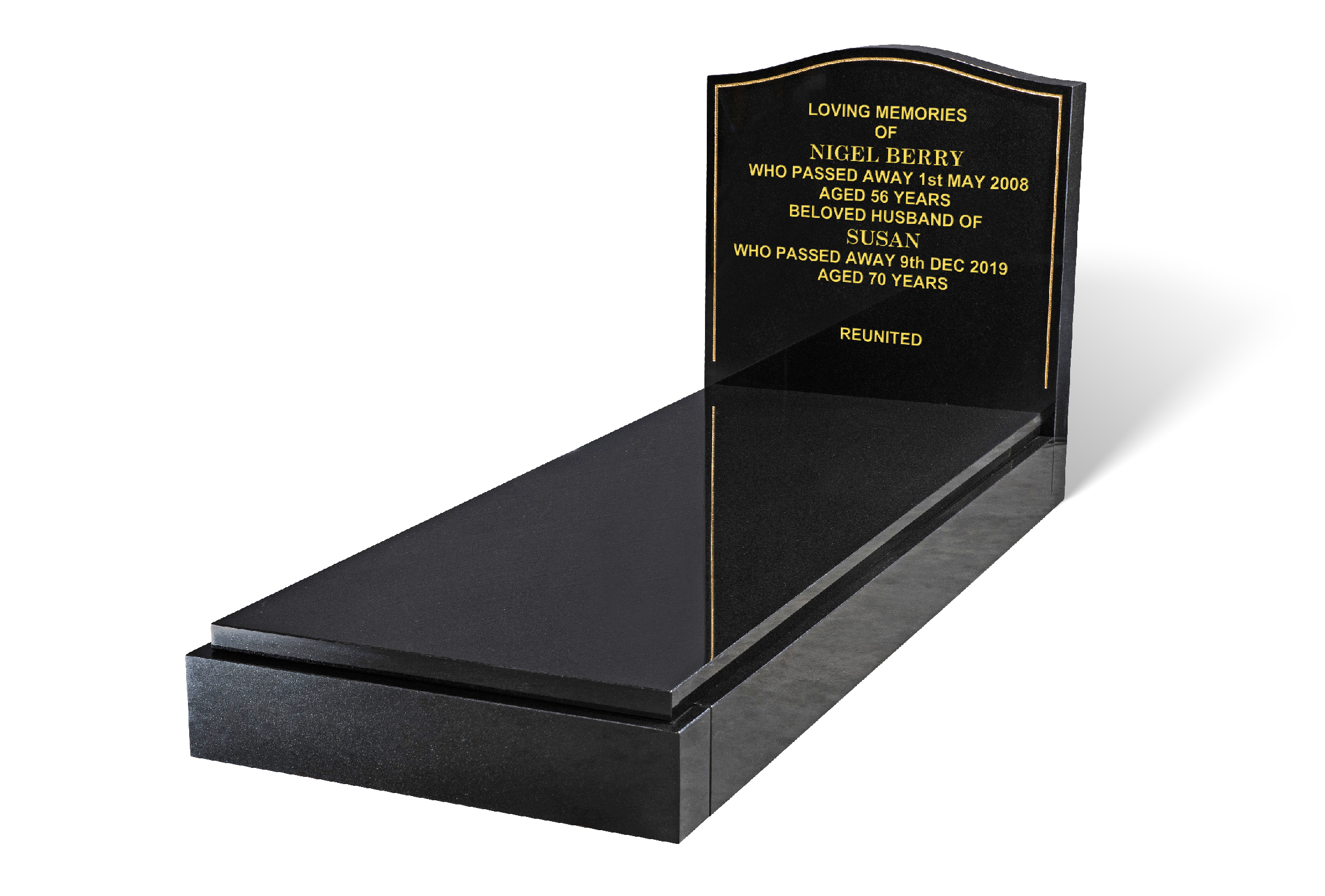 Full Grave Memorials and Kerbs | Robertson Memorials