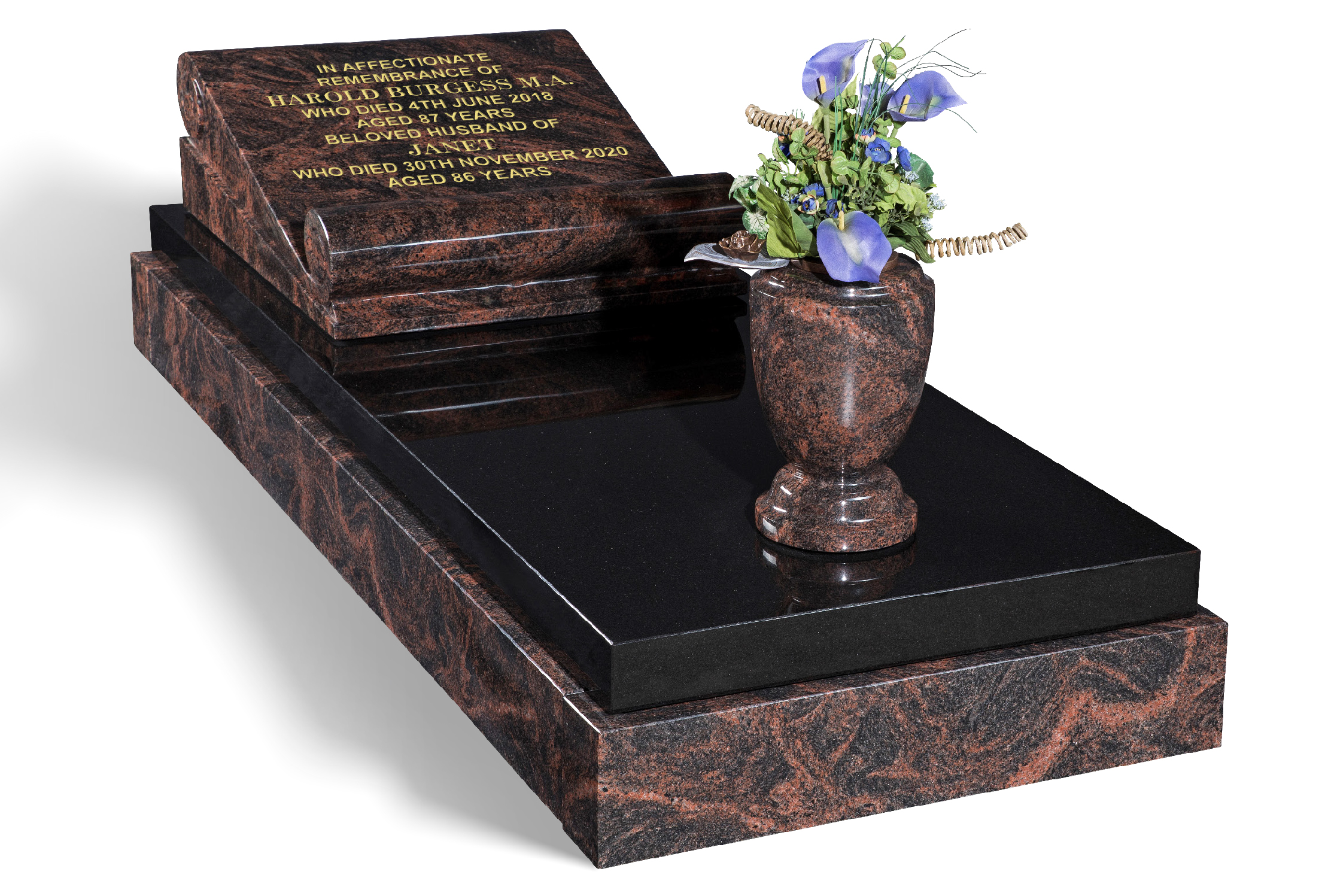 Full Grave Memorials and Kerbs | Robertson Memorials