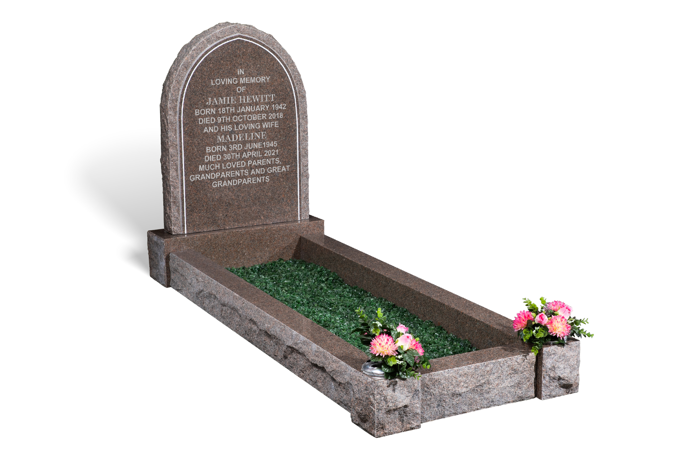Full Grave Memorials and Kerbs | Robertson Memorials