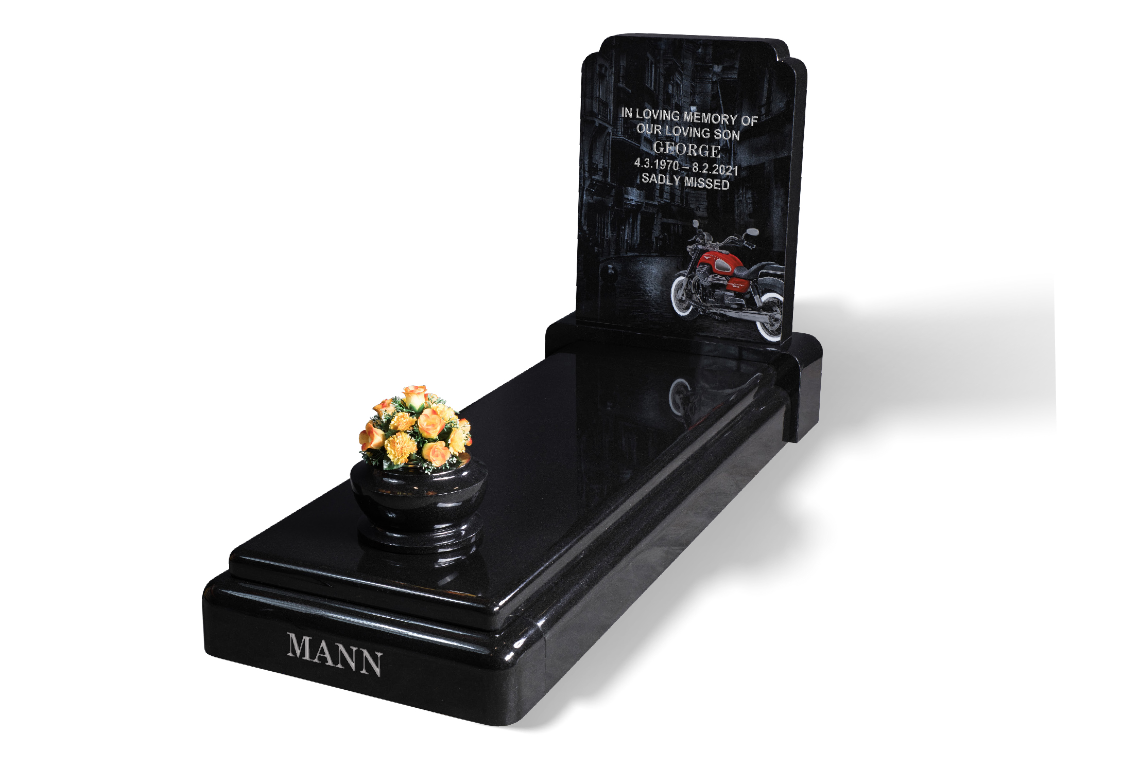 Full Grave Memorials and Kerbs | Robertson Memorials